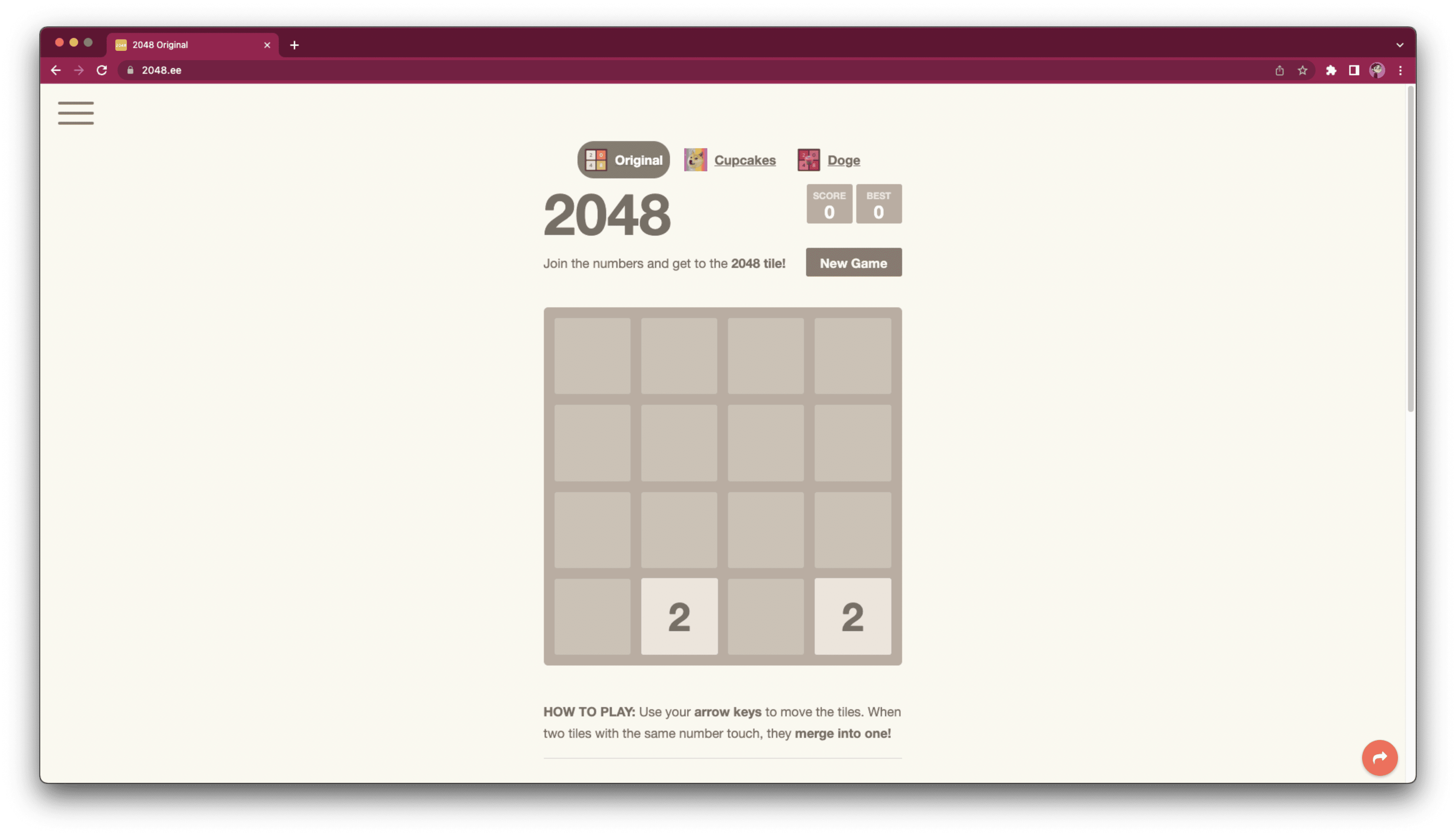 2048 How To Play 2048 Blog 2048 How To Play 2048 Blog